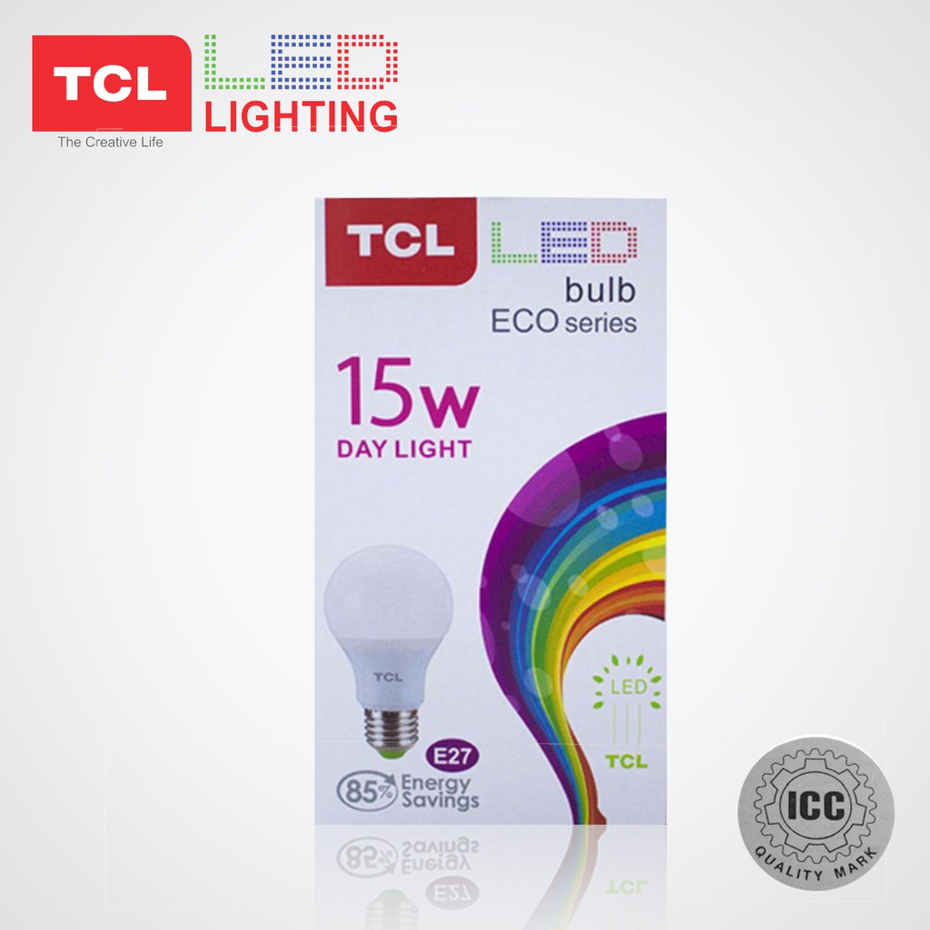 TCL LED LIGHTING 15W LED ECO SERIES DAYLIGHT BULB | Shopee Philippines