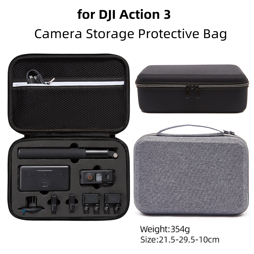 For DJI Action 3 Storage Bag Set Carrying Case for DJI Osmo Action 3 ...