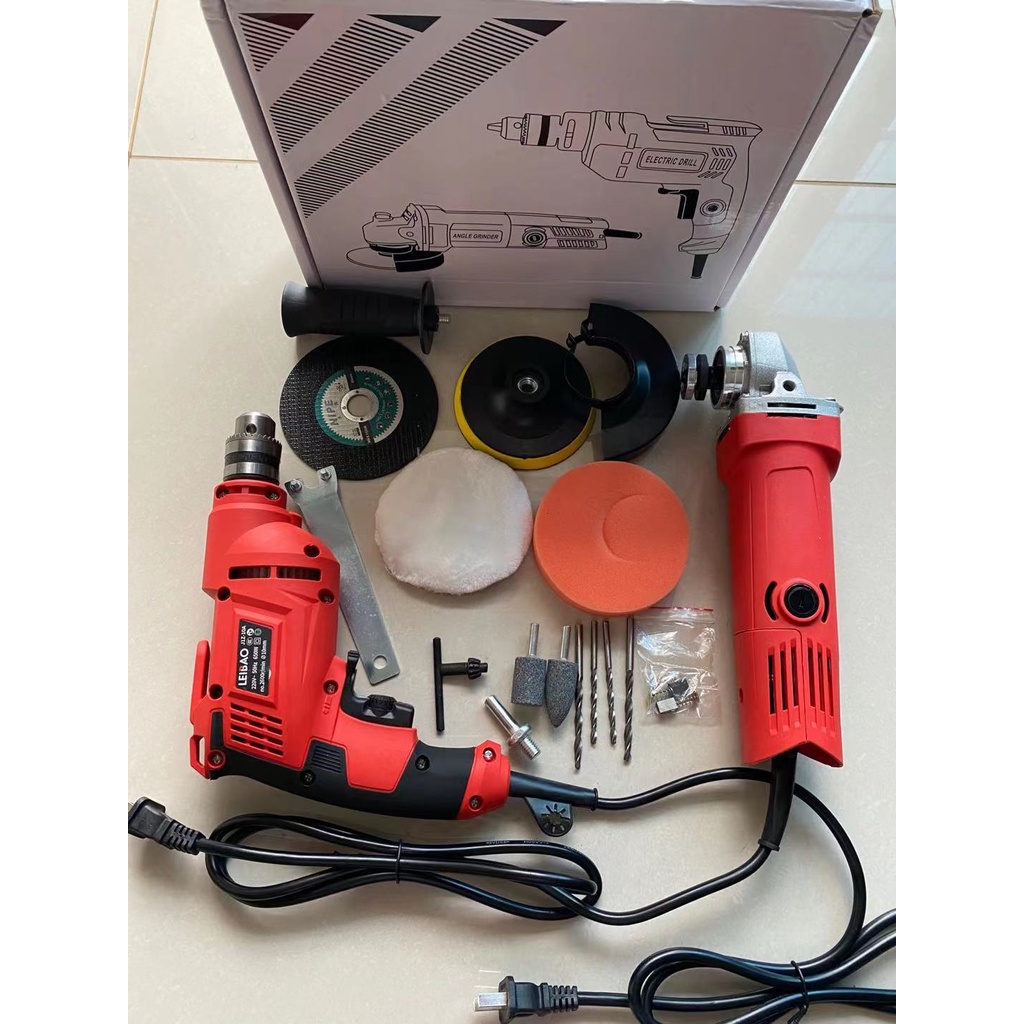 2 in 1 Grinder With Drill Set | Shopee Philippines
