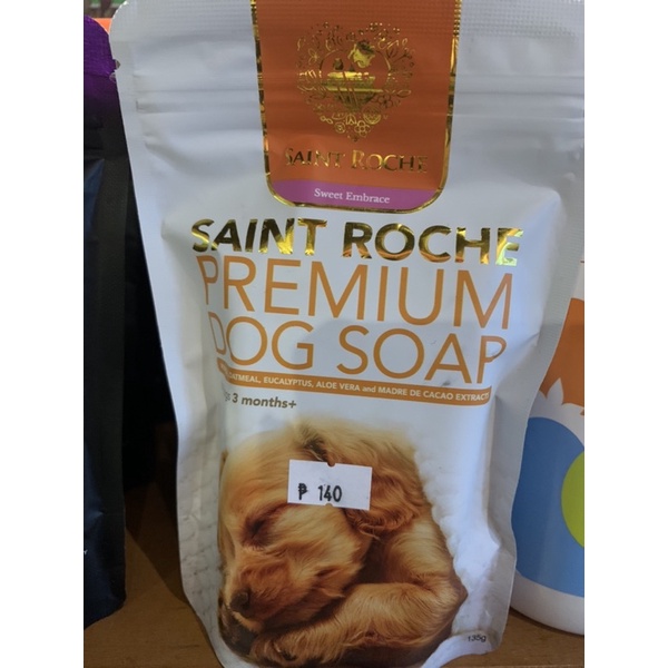 Saint Roche Premium Dog Soap (with Moringa, Oatmeal, Aloe Vera, Madre ...