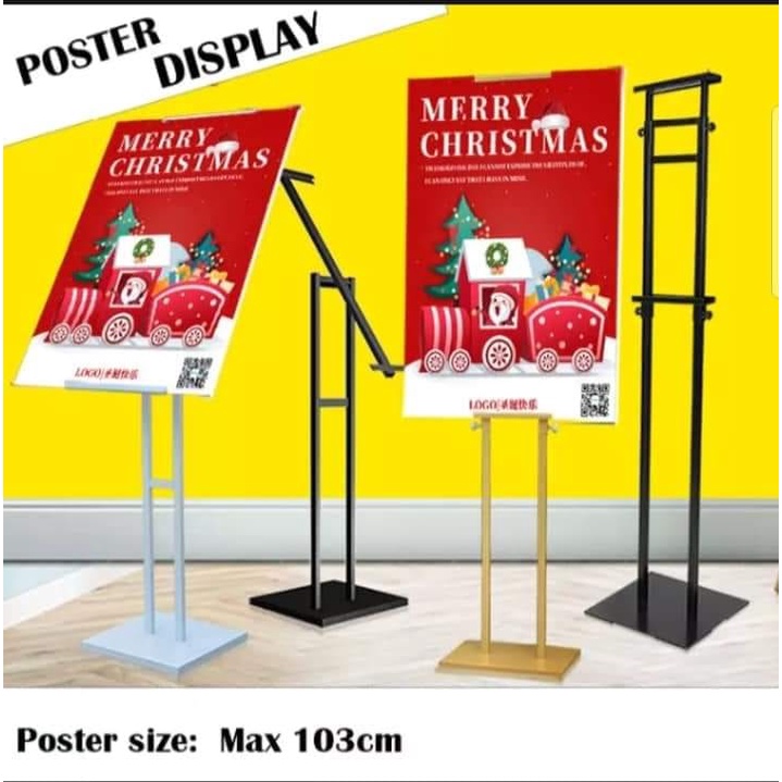 POSTER STAND DISPLAY SINTRA BOARD STAND KT BOARD STAND SHOP DISPLAY ...