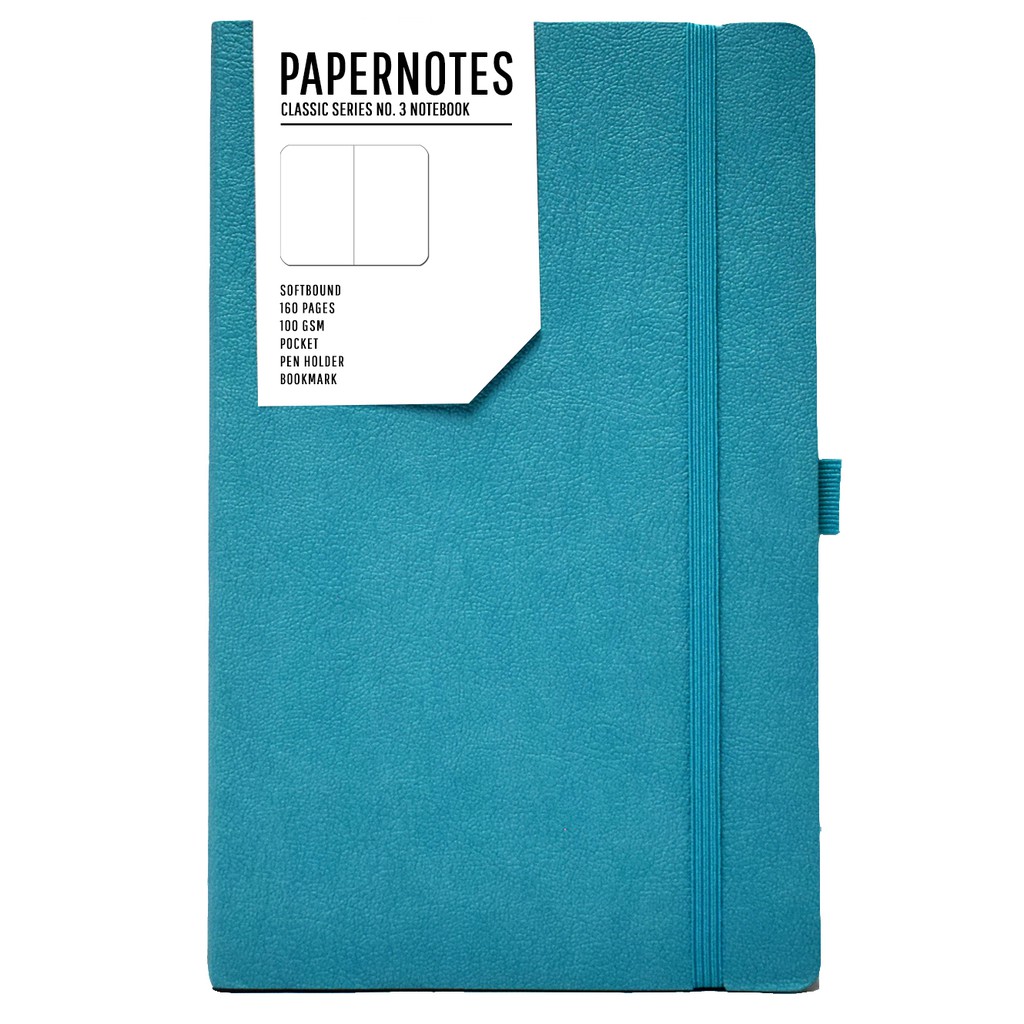 Papernotes Teal Classic Series Notebook (A5) | Shopee Philippines