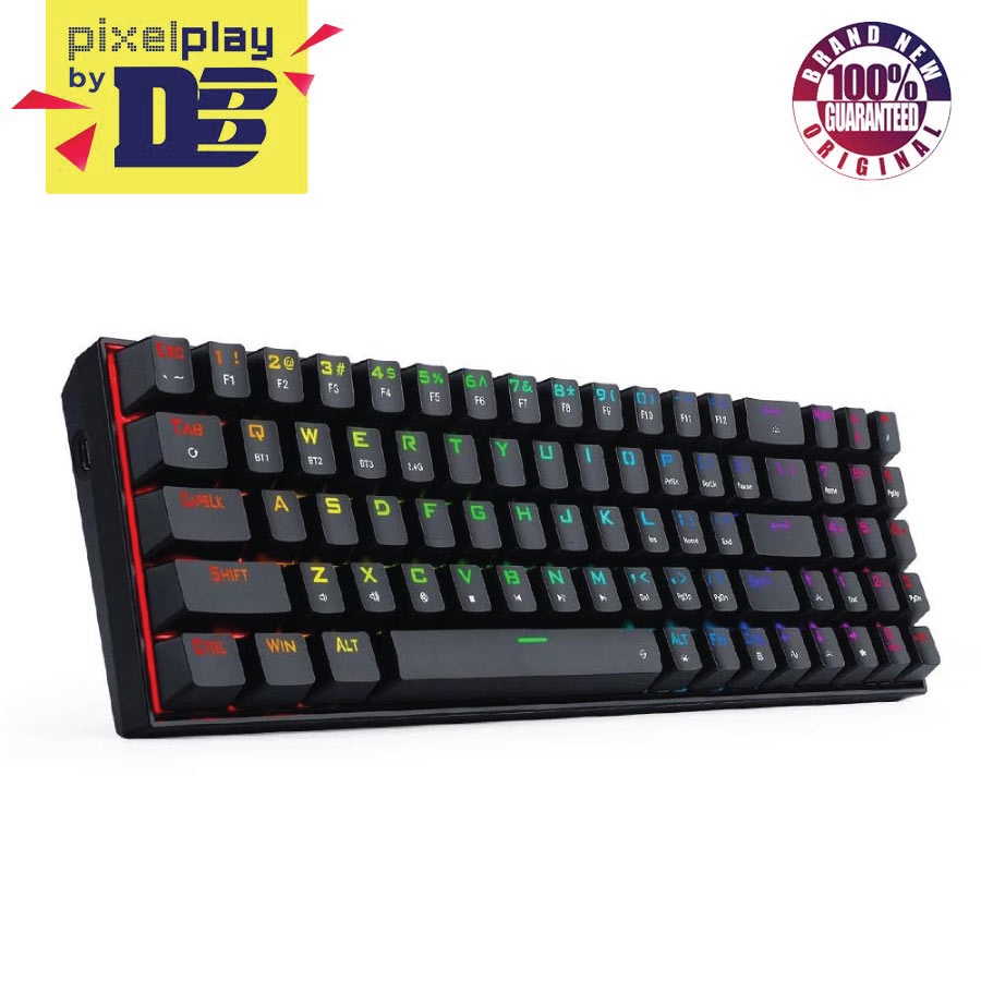 Redragon Zed Pro Wireless Mechanical Gaming Keyboard (Dust-Proof Brown ...
