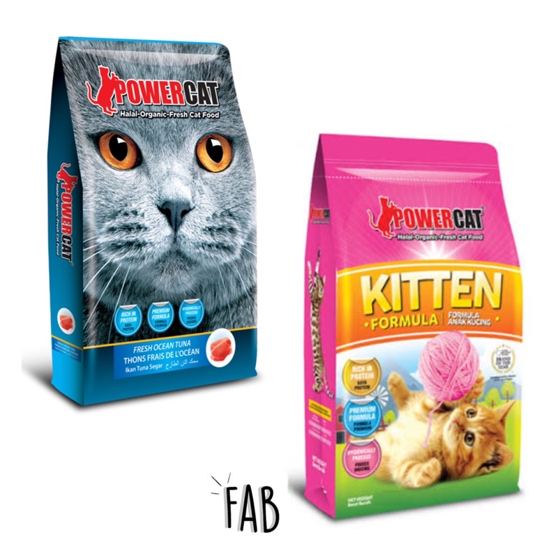 PowerCat Power Cat Dry Food 1KG Pack | Shopee Philippines