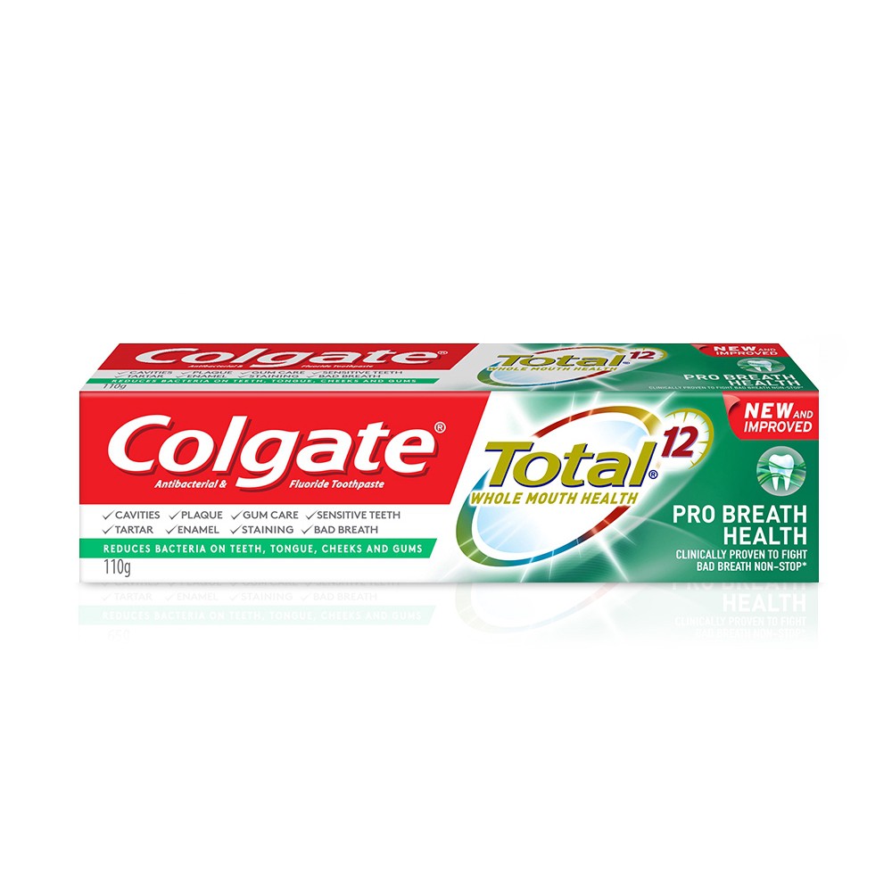 Colgate Total Pro-Breath Health Multi-Benefit Antibacterial Toothpaste ...