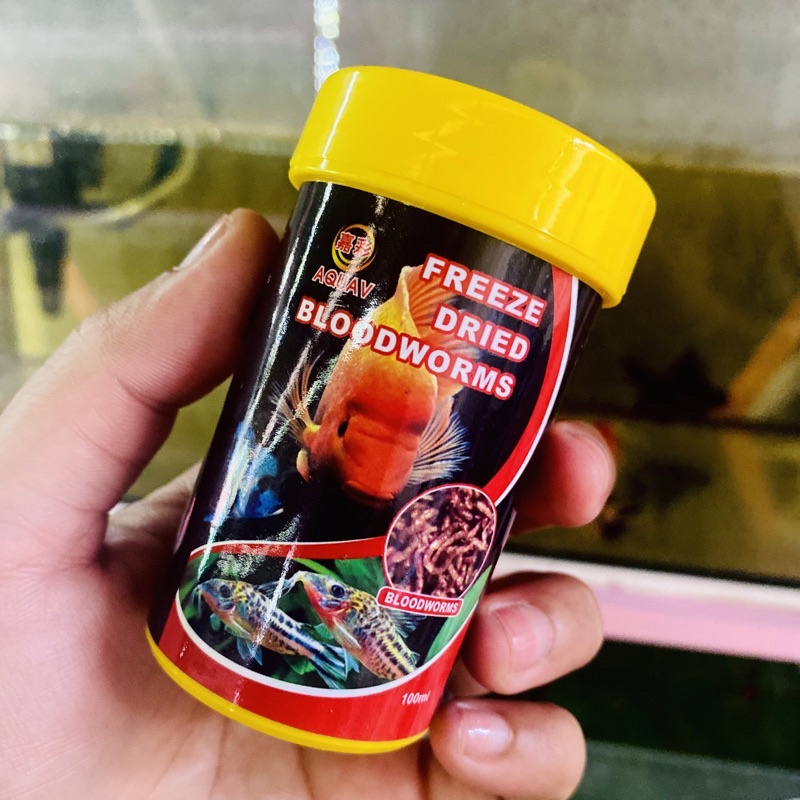 100ML FREEZE DRIED BLOODWORM / BLOOD WORM | Shopee Philippines