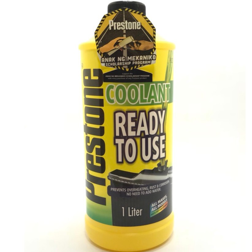 Prestone Coolant Ready to Use 1 Liter Green Color | Shopee Philippines