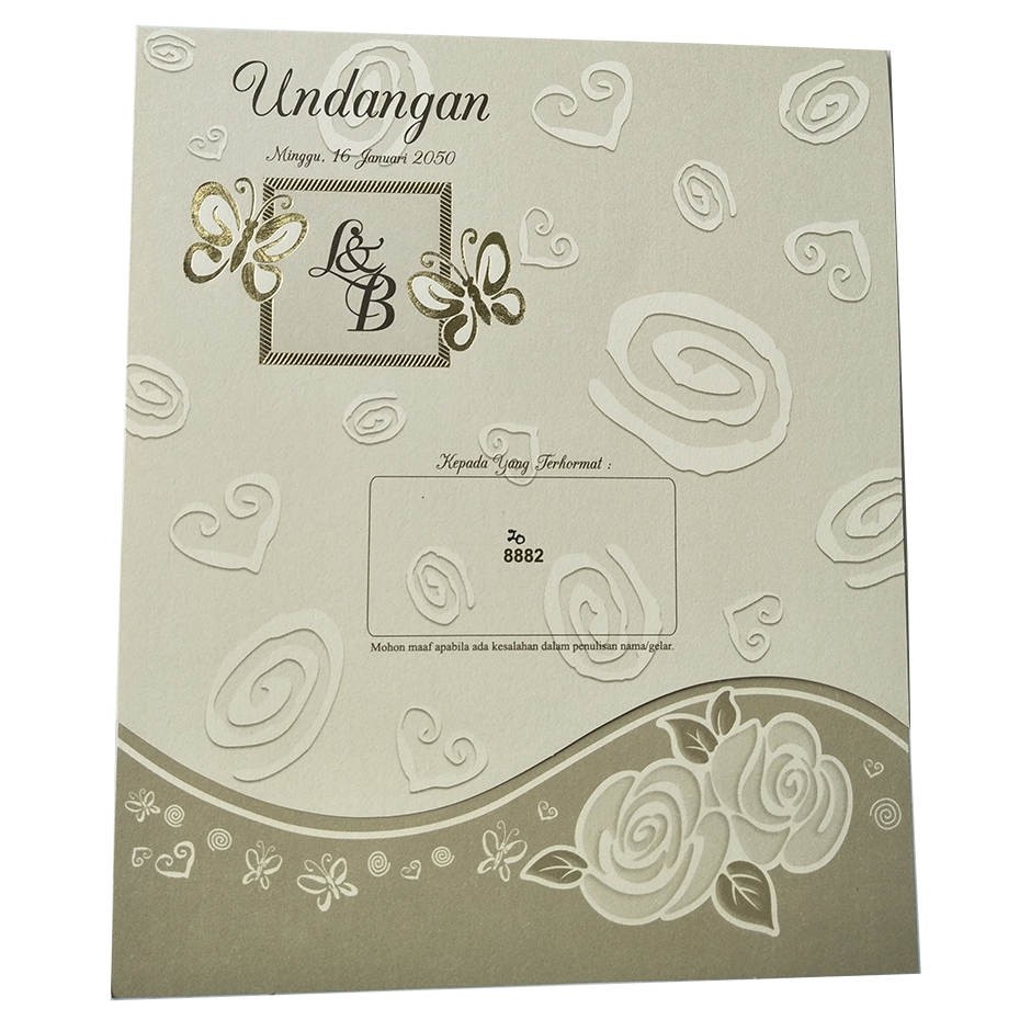 Blanko Marriage Invitations / New Era Circumference Free Plastic OPP ...