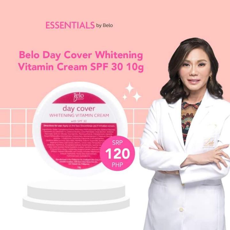 Belo Day Cover Whitening Vitamin Cream with SPF 30 (10g) | Shopee ...