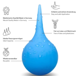 Rubber Ear Washing Ball Convenient Ear Cleaner Earwax Removal Reusable ...