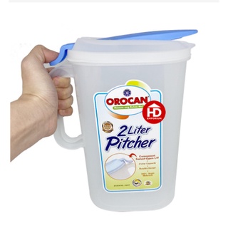 FALCON Orocan Oval Pitcher Water Jug Pitsel 2 Liters (Random Color ...
