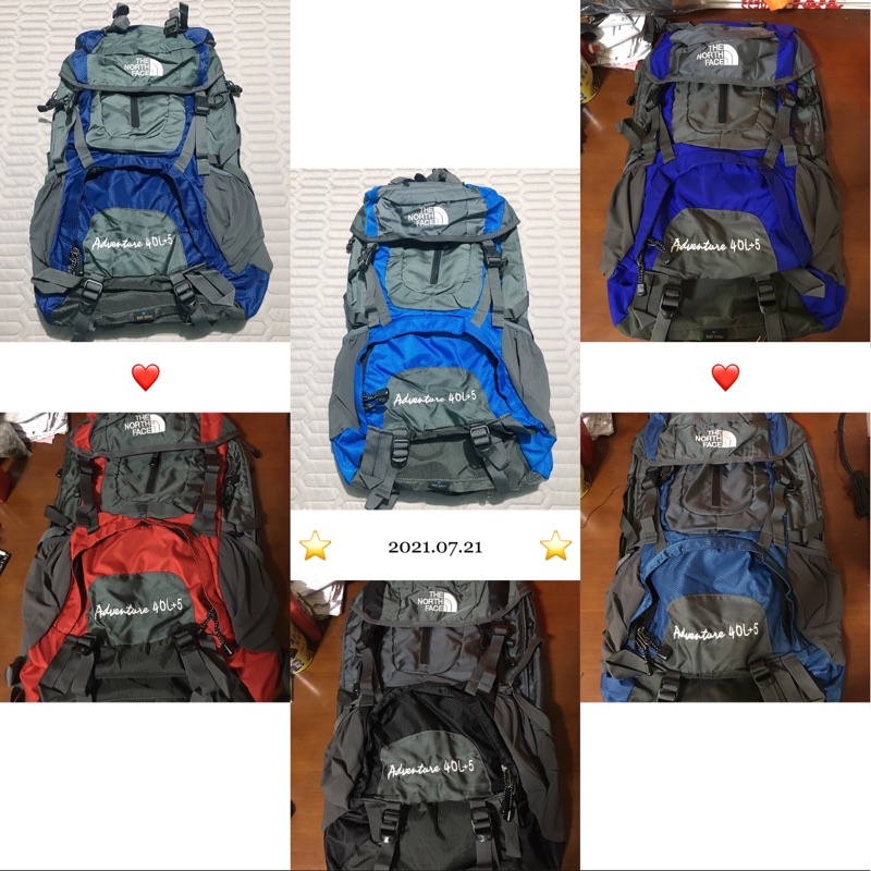 The North Face 40L+5 Mountain High King Travel/Outdoor Backpack With ...