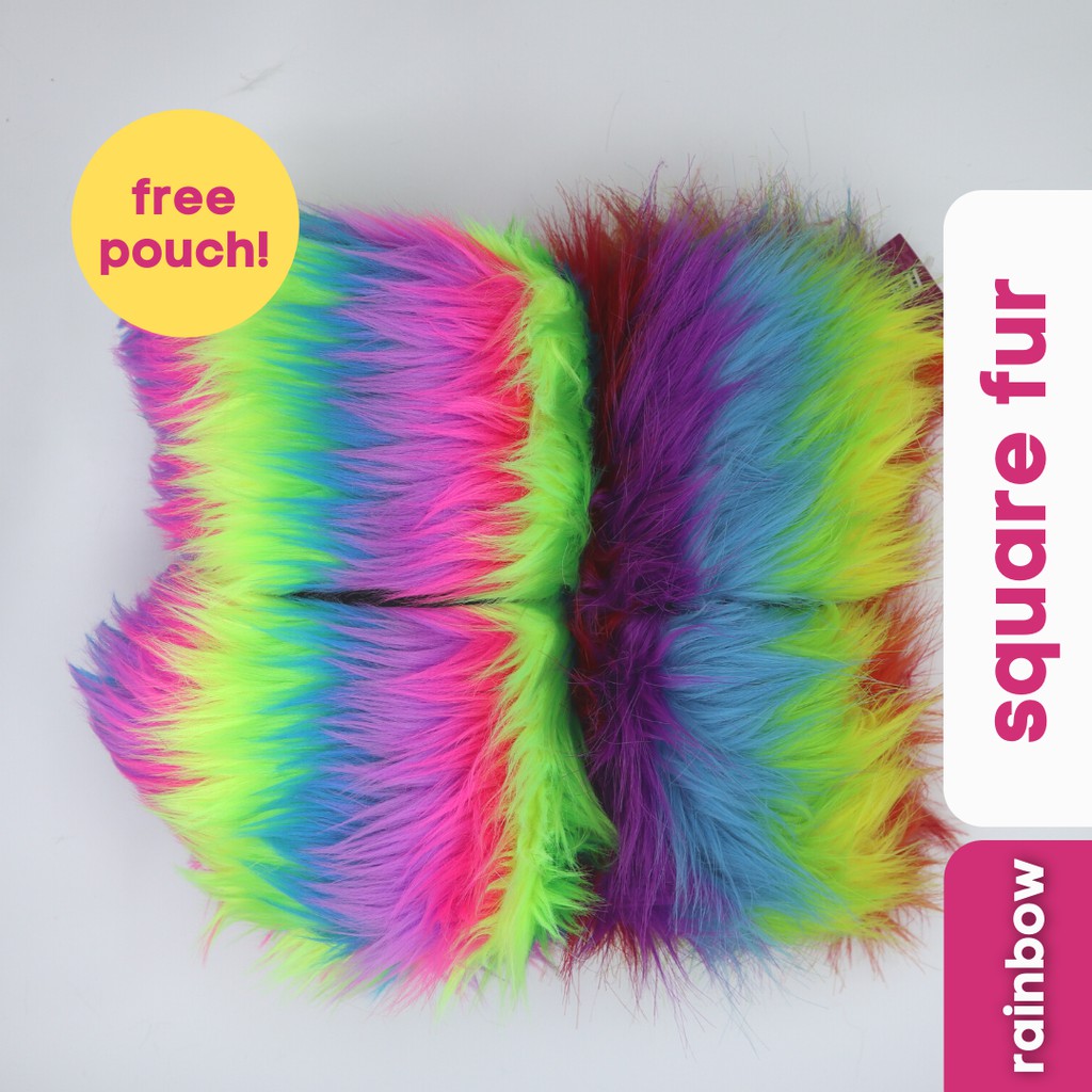 It’s Faux PH • Rainbow Fur Props Costume Unicorn | Shopee Philippines