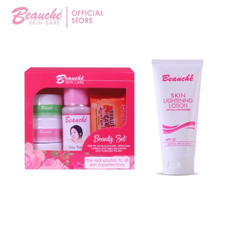 Beauche Set with 100ml Whitening Lotion | Shopee Philippines