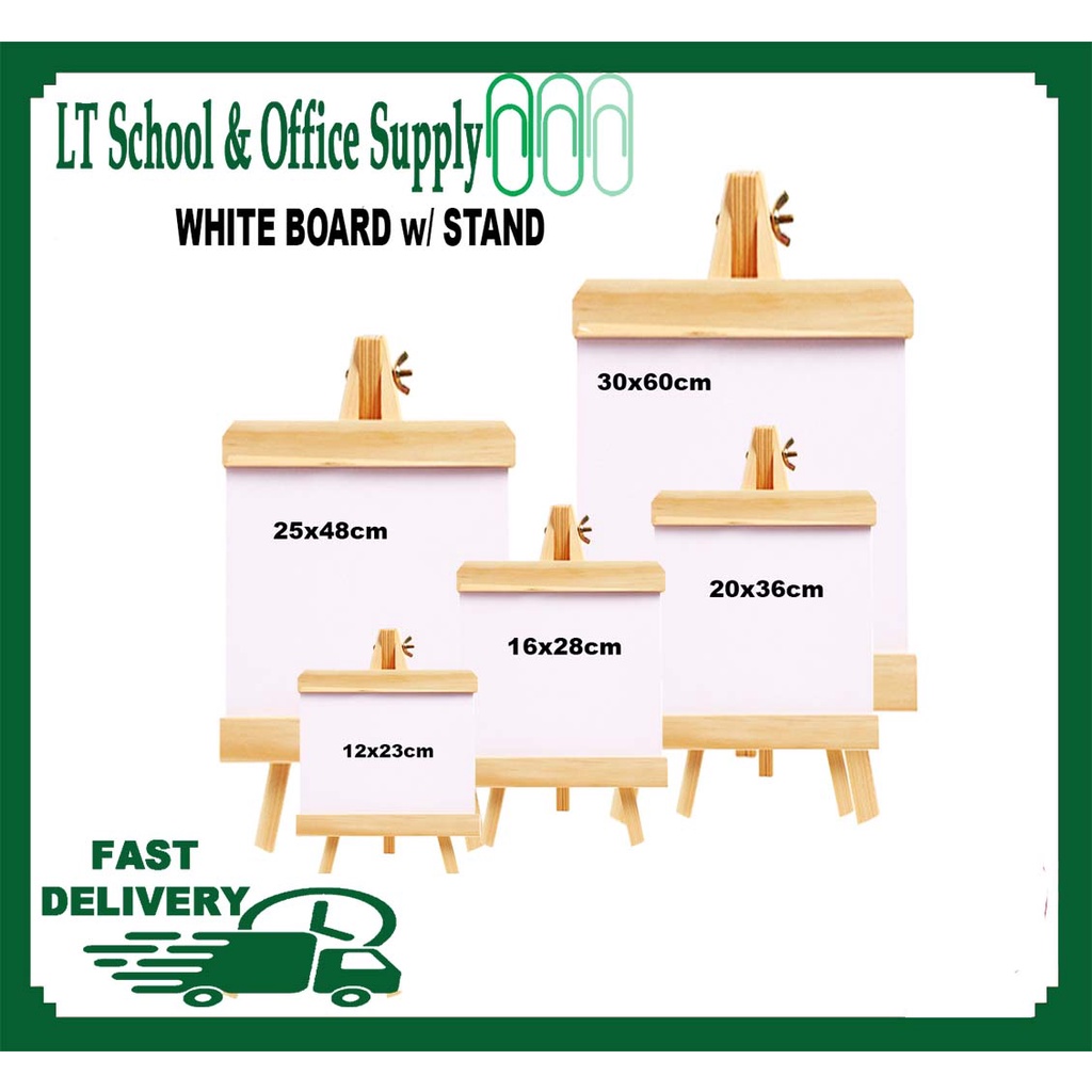 Desktop Whiteboard with Stand Menu Board Coffee Shop Display | Shopee ...