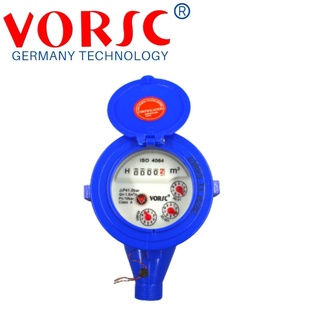 VORSC Heavy Duty Water Meter PVC Anti Magnetic 1/2 Household Water ...
