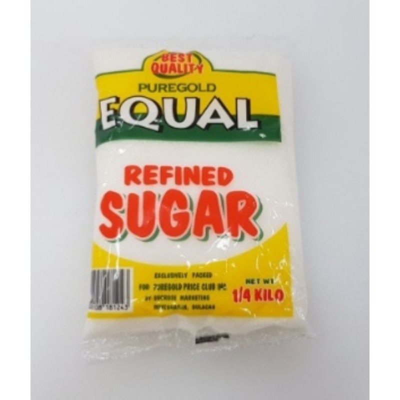 Puregold Equal Refined Sugar 1 4 Kilo 250 G Shopee Philippines