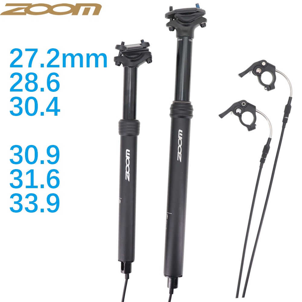 Zoom Dropper Seatpost Height Adjustable MTB Internal External Routing ...