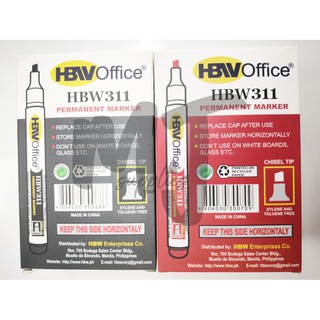 HBW 311 Permanent Marker BROAD (pentel pen) | Shopee Philippines