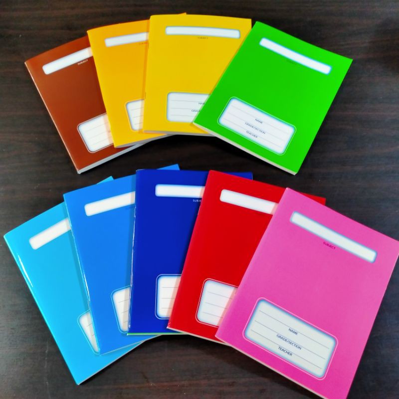 Writing Notebook 80 leaves Red and Blue Ruled Grade School or ...