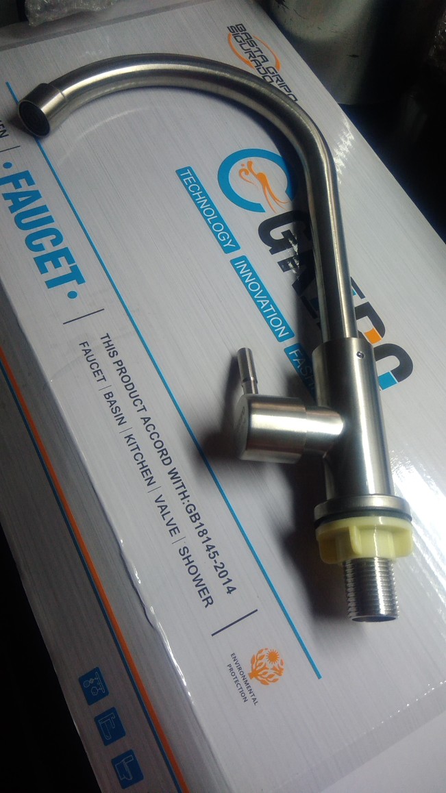 GRIPO sus304 stainless kitchen faucet single cold (GR801) | Shopee ...