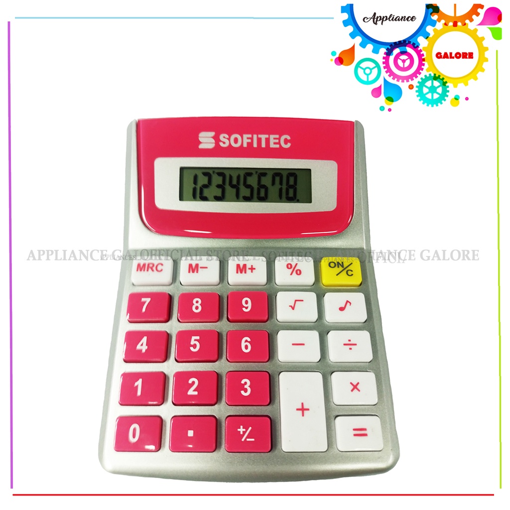 8 Digits Electronic Calculator Office Supplies with Free Lithium ...