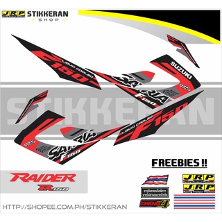 RAIDER 150 CARB F150 SATRIA 2022 STOCK DECAL | Shopee Philippines
