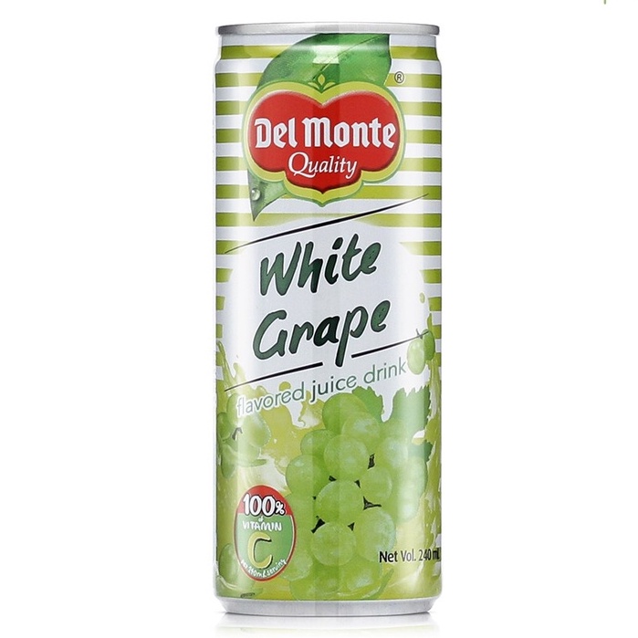Del Monte Juice White Grape 240ml | Shopee Philippines