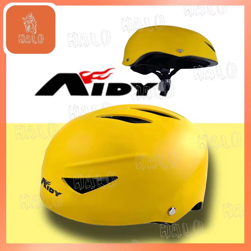 [HALO MOTOR] AIDY NUTSHELL HELMET ADJUSTABLE MOTORCYCLE/BIKE DC-223 ...