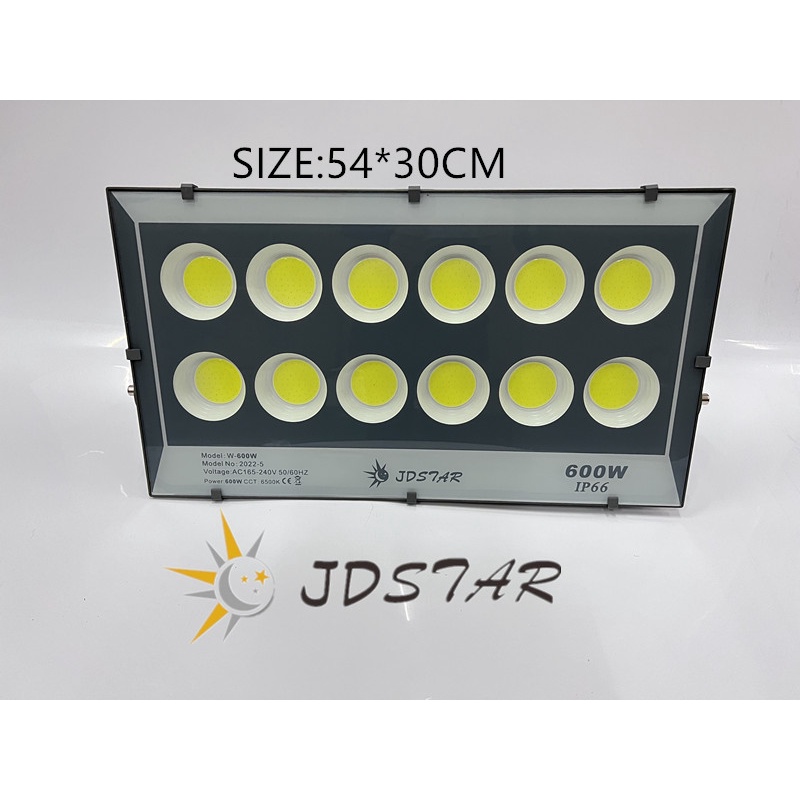 JDSTAR High Power 400W 500W 600W 1000W IP66 Outdoor COB LED Flood Light | Shopee Philippines