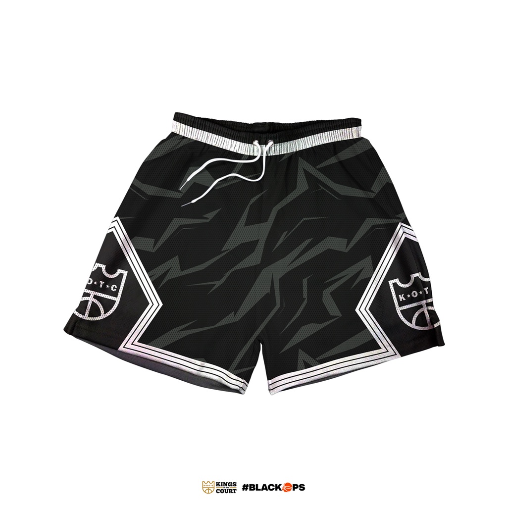 KOTC "Black Ops Diamond" Basketball Swingman Mesh Shorts in Heavyweight ...