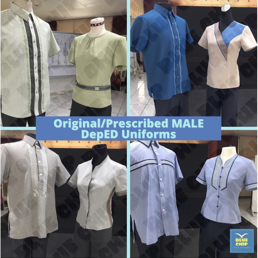 Original / Prescribed DepEd Teacher's Uniform for MEN'S *by SET* (Women ...