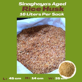 Aged Rice Husk 16 Liters / Rice Hull / Laon na Ipa ng Palay | Shopee ...