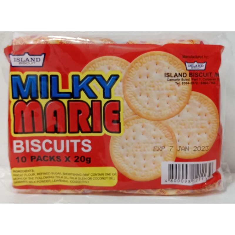 Marie Biscuits/Milky Marie Biscuits 10 x 20g | Shopee Philippines