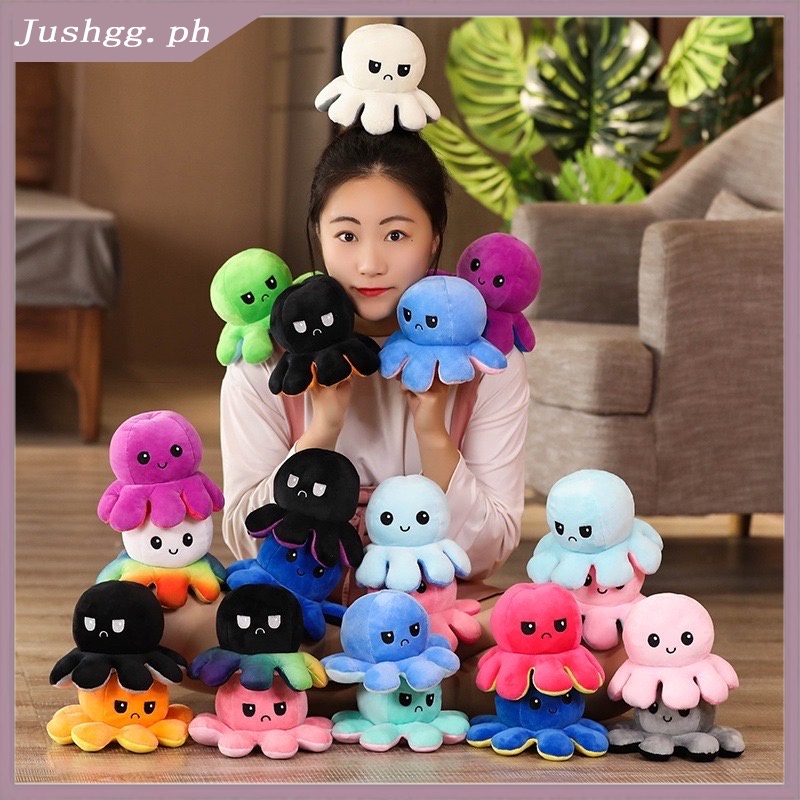 20CM Flip Octopus stuffed toy Octupus reversible | Shopee Philippines