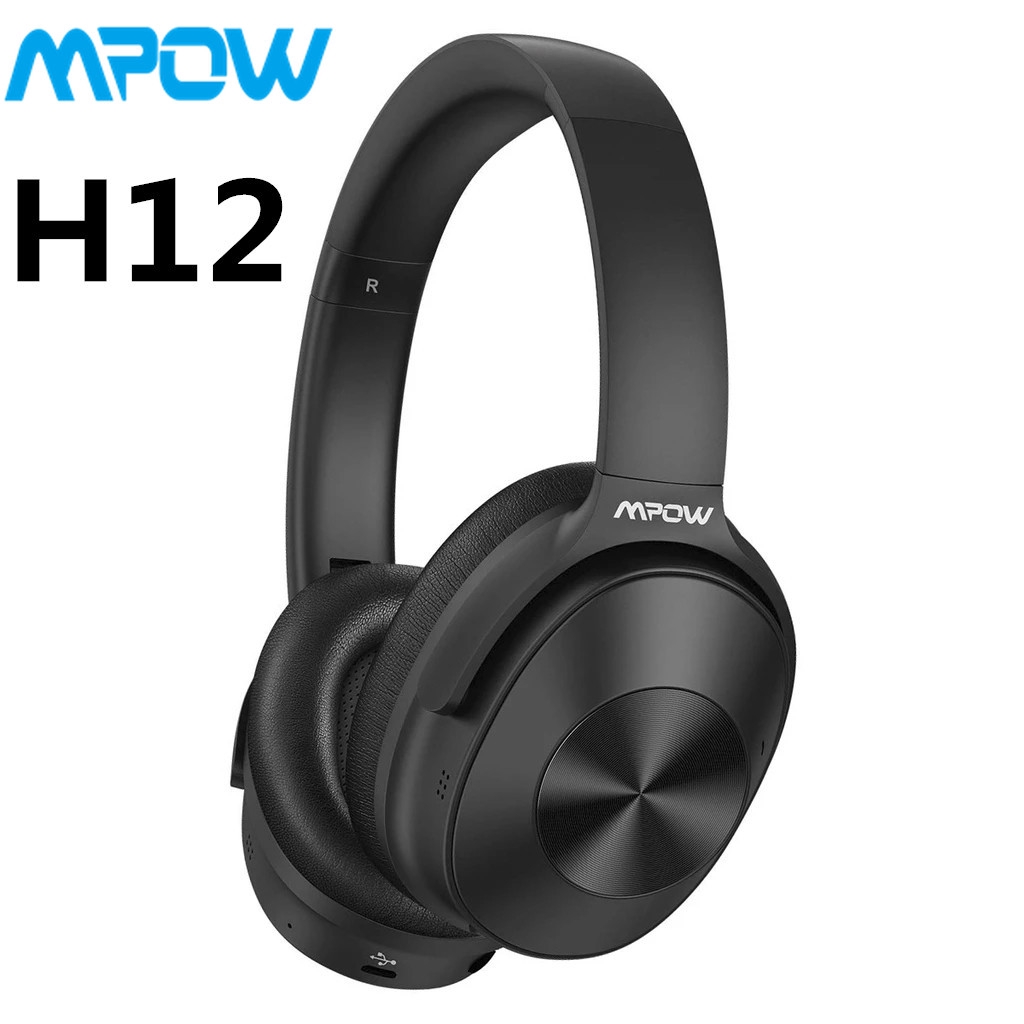 Mpow H12 New Colors Hybrid Active Noise Cancelling Bluetooth Headphones ...