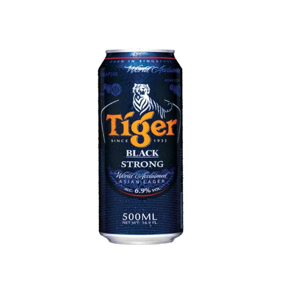 Tiger Black Strong Beer Can 500 Ml | Shopee Philippines