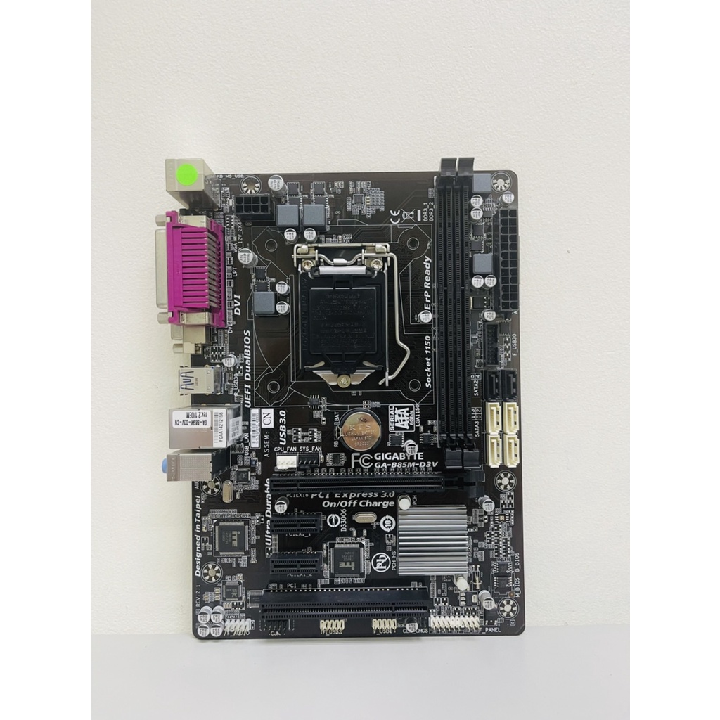 GIGABYTE GA B85M-D3V Desktop 4TH GEN Motherboard B85 Socket LGA 1150 i3 ...
