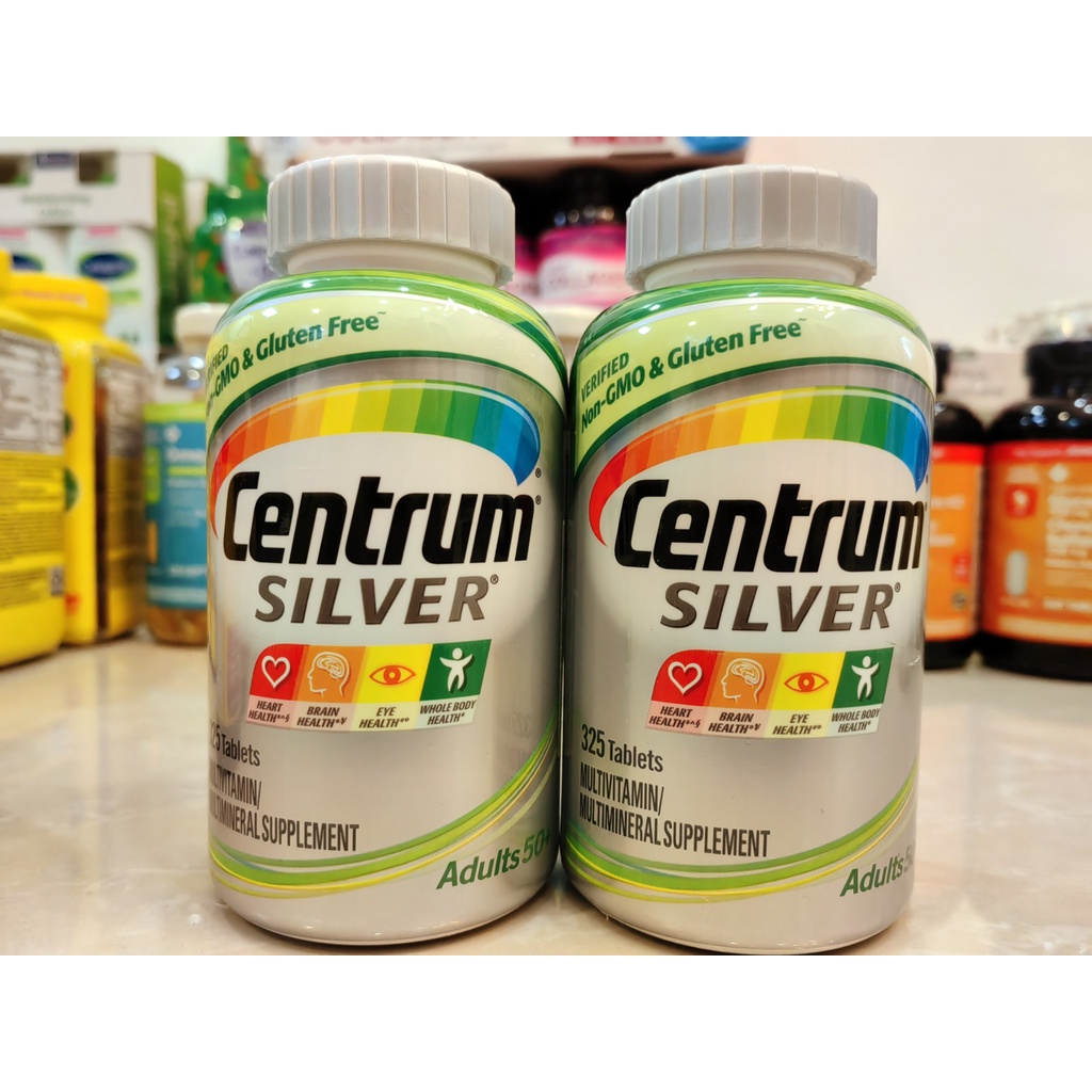 Centrum Silver Adult Multivitamin Tablet 50+ (325 ct.) | Shopee Philippines
