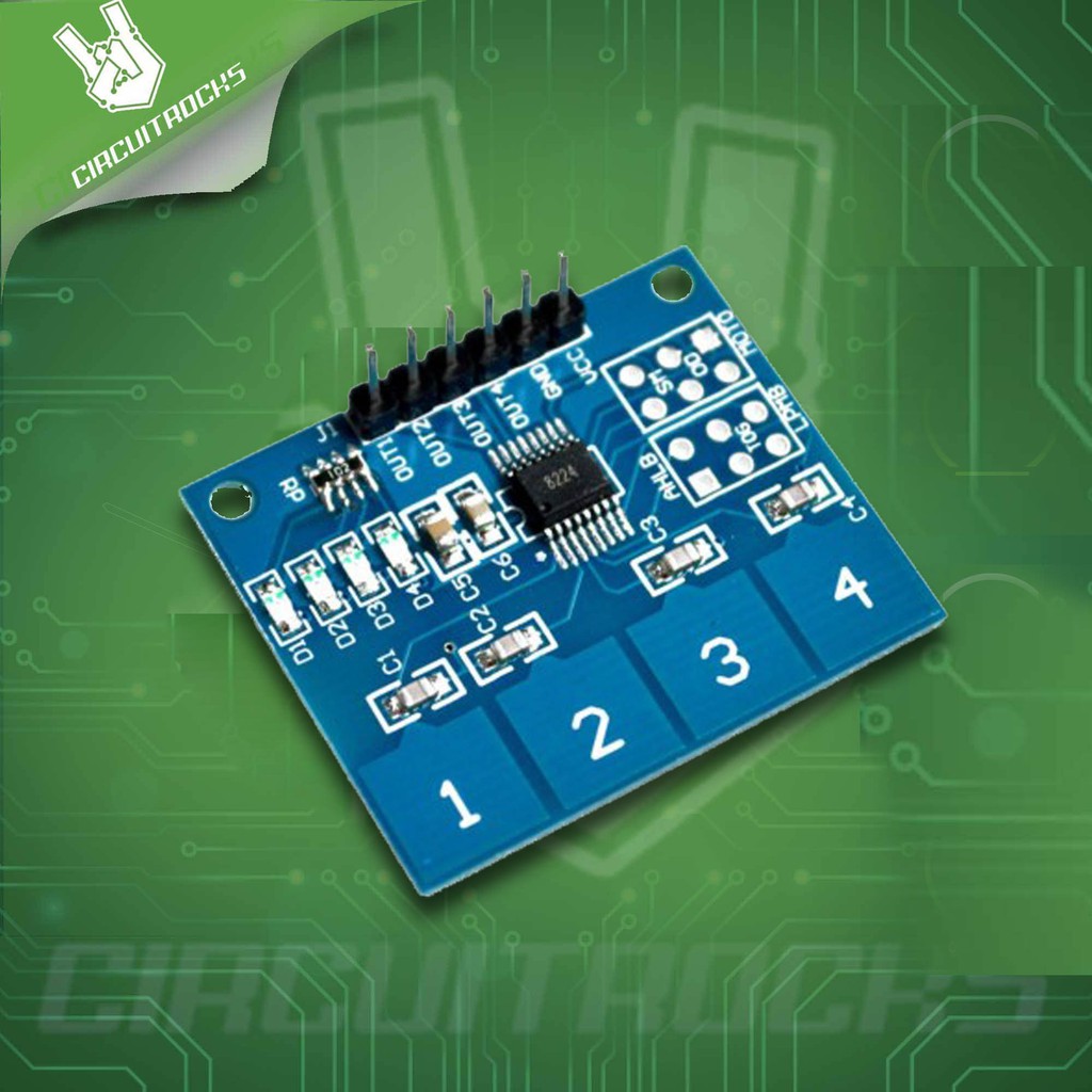 Capacitive Touch Module 4 Channel Arduino Compatible | Shopee Philippines