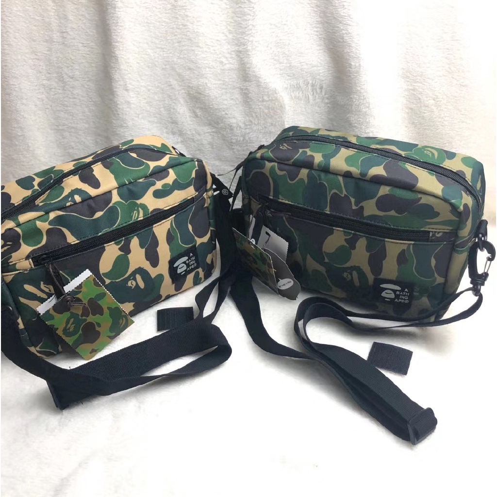 Bape Camo Shoulder Crossbody Bag A BATHING APE Shoulder Bag Crossbody ...