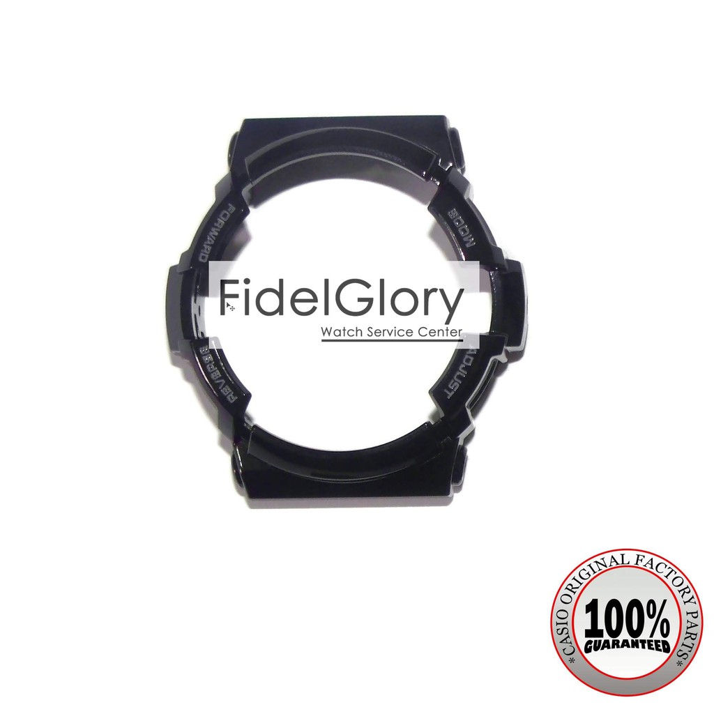 Original G shock GA-200 / GA-201 / GAS-100 / GAW-100 Black Glossy Bezel ...