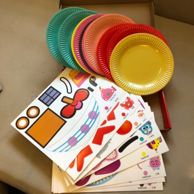 DIY paper plate art kit for kids arts and crafts for kids 10 pcs inside ...