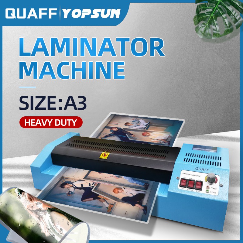 A3 A4 Laminator Machine Hot Cold Reverse 220v Quaff Brand