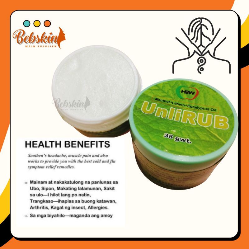 H2W Unlirub (known as CF Wellness Rub) | Shopee Philippines