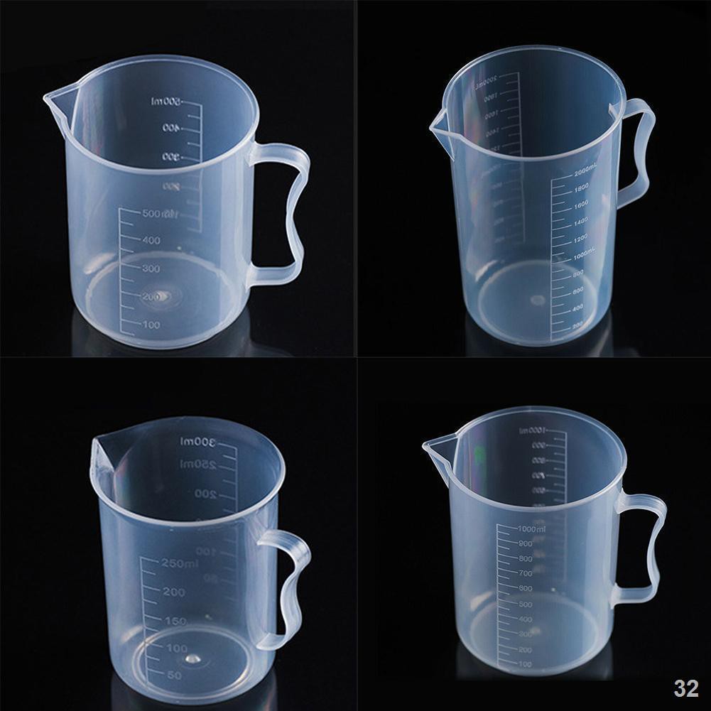 250ml / 500ml 1000ml 2000ml 3000 ml clear plastic graduated measuring cup for baking beaker ...