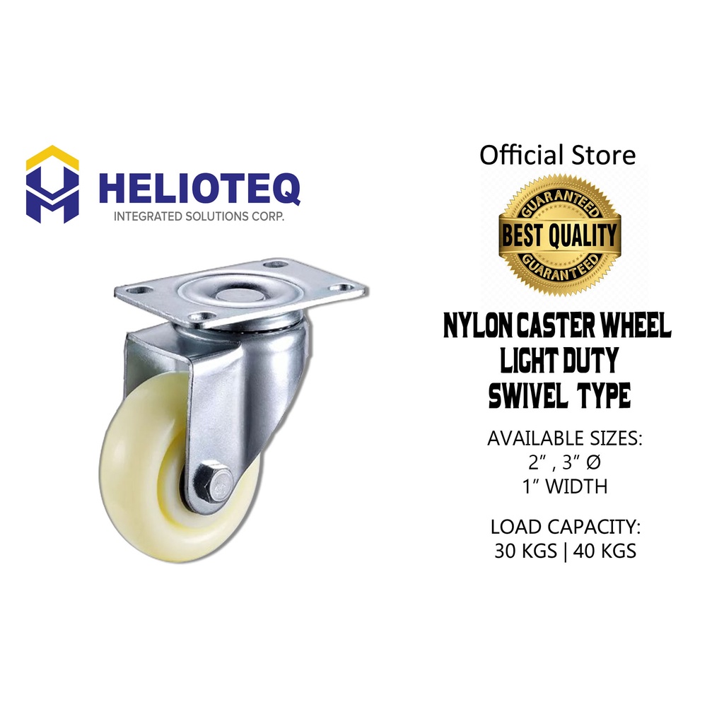 4PCS/ BOX CASTER WHEEL SWIVEL TYPE LIGHT DUTY WPPS (2INCHES | 3INCHES ...