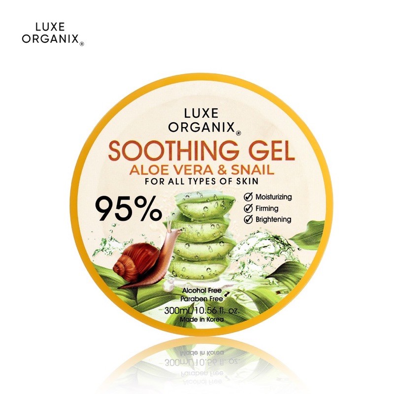Luxe Organix Soothing Gel Aloe Vera And Snail Shopee Philippines