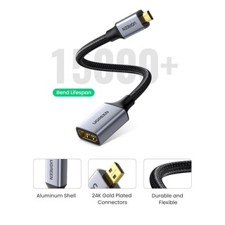 UGREEN 0.25M Micro HDMI to HDMI Cable Male to Female Micro HDMI Adapter | Shopee Philippines