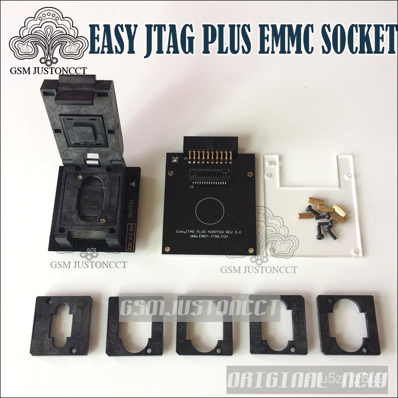 2022 original Easy Jtag Plus EMMC Socket + Easy-Jtag Plus UFS BGA-153 ...